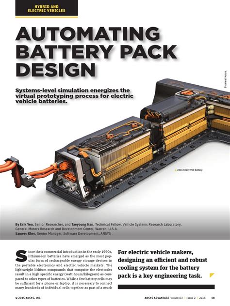 Automating Battery Pack Design Aa V9 I2 Pdf Electric Vehicle