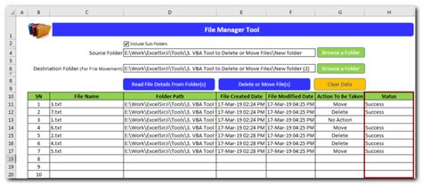 Excelsirji File Manager Tool
