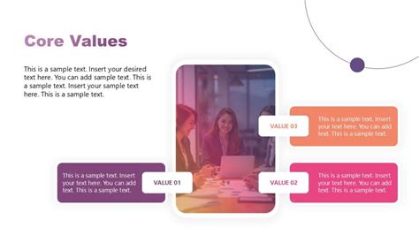 Core Values Slide Template