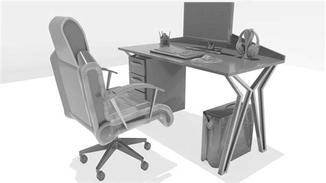 Gaming Setup 3d Model By Pictorer Gaming Setup 3d Model By Pictorer