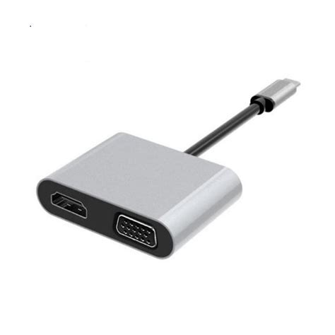 Type C 2in1 USB Docking Station USB 3 0 HDMI 4K VGA1080p Adapter USB Hub China USB C And USB