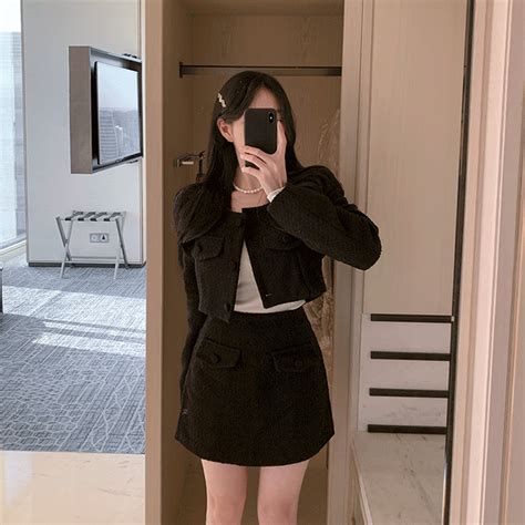 히니크 하객룩 히코 트위드 투피스 세트 별도구매 3 Color