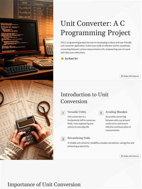 Unit Converter Programming Project Pdf Accuracy And Precision Significant Figures