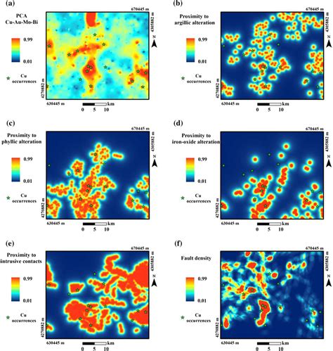 Continuous Value Maps Of Logistically Transformed Values Of Evidential Download Scientific