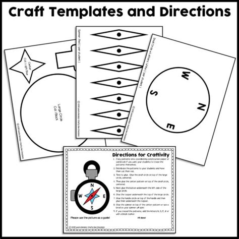 Compass Craft Activity Crafty Bee Creations
