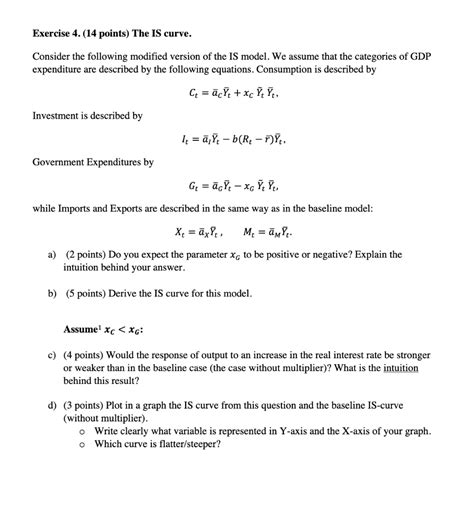 Solved Intermediate Macro Economics 6 Different Questions