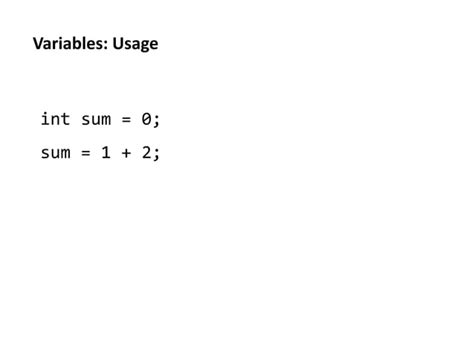 Creative Coding 1 2 Variables Ppt