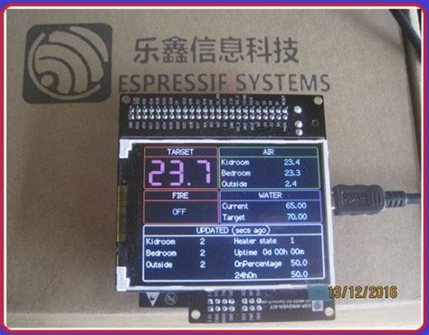Esp Wrover Kit Devkit Supports Espressif Esp Modules Includes A Lcd Display Cnx Software