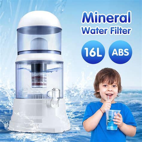 8 Stages Water Filter 16l Filtration Dispenser Countertop Home Office
