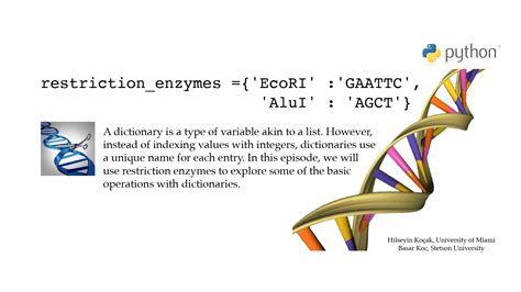Python For Biologists