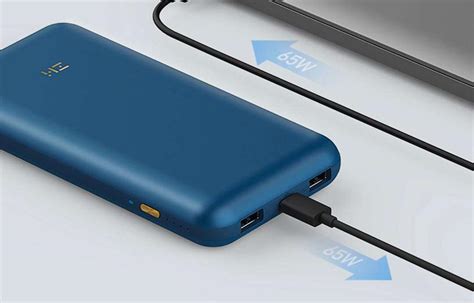 ZMI QB823: пауэрбанк на 20 А-ч с быстрой 65-ваттной зарядкой и USB ...