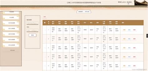 江理工大学生创新创业项目管理系统的设计与实现开题报告源码）大学生创新创业项目管理系统设计开题报告 Csdn博客
