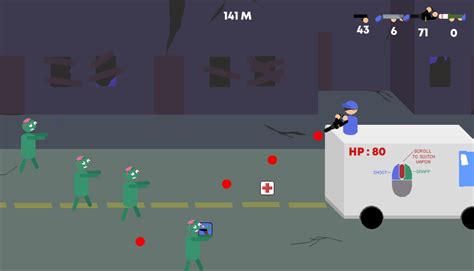 Kill Running Zombies By Camelezard