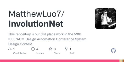 Github Matthewluo7 Involutionnet This Repository Is Our 3rd Place