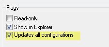 Update All Configurations Does Not Update Sheet Tabs