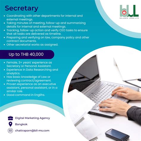 Chattraporn Lerdchusakul On Linkedin Blljob Secretary