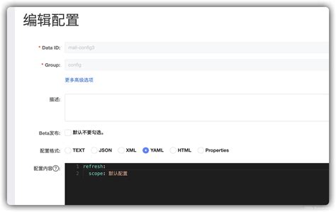 Nacos自定义扩展配置，无法正确解析yaml配置文件yml无法解析配置属性 Csdn博客