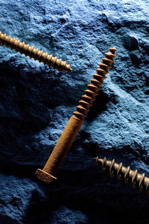 Rusty Screws Photograph By Paul Rapson Science Photo Library Pixels