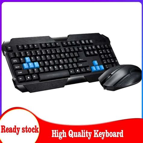 Wired USB Computer Game Waterproof Keyboard And Mouse Set Splash Proof Design For Game Office