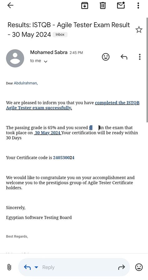 Abdulrahman El Orabi On Linkedin Istqb Agile Tester