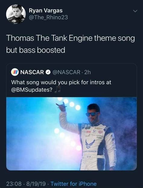Thomas The Tank Engine Theme Song But Bass Boosted Nascar O Nascar