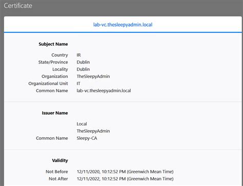 Set Custom Ssl Certificate On Vmware Vcenter 67 Appliance Using