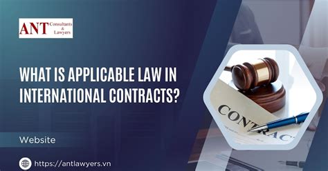 What Is Applicable Law In International Contracts