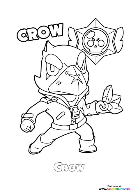 Brawl Stars Coloring Pages The Daily Coloring Themeroute