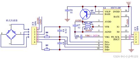 电子秤hx711芯片使用