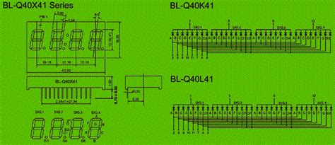 0 40 Inch 4 Digit Seven Segment Led Display Yellow LED Diode And LED Display