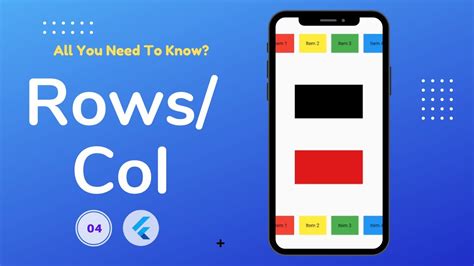 Row And Column In Flutter Flutter Tutorial 04 Youtube