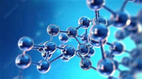 Molecule Blue Illustration Powerpoint Background For Free Download Slidesdocs