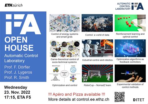 Eth Automatic Control Lab Open House Info Sama Pizza Rethz
