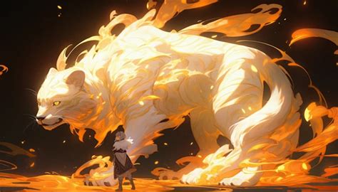 四神兽 白虎 花瓣网