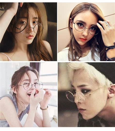 Round Circle Metal Frame Eyeglasses Original Clear Vicedeal