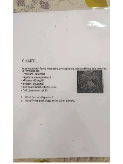 Csf Examination Charts Pdf