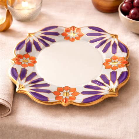 Marrakesh Lunch Plates Unique Porcelain Like Party Paper Plates Eid