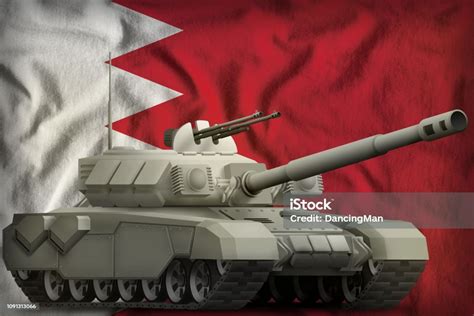 바레인의 국기 배경에 무거운 탱크입니다 3 차원 일러스트 레이 션 교통수단에 대한 스톡 사진 및 기타 이미지 교통수단 군사 기 Istock