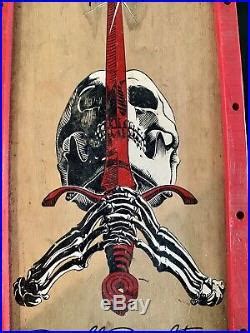 Vintage Complete Powell Peralta Sword And Skull Skateboard 1978 All Original Vintage Longboards