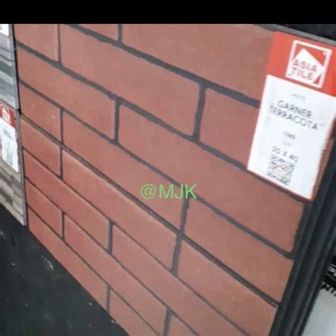 Jual Keramik 20x40 Motif Bata Asia Garner Teracota Shopee Indonesia