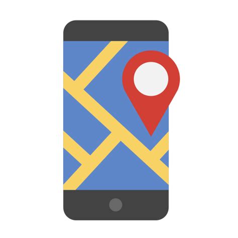 Mobile Map Generic Flat Icon