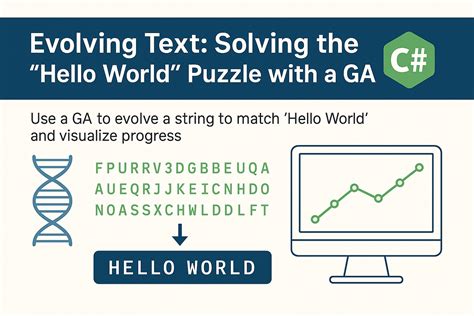 Day 14 Evolving Text Solving The Hello World” Puzzle With A C Genetic Algorithm Chris