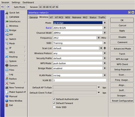 Konfigurasi Wireless AP Station