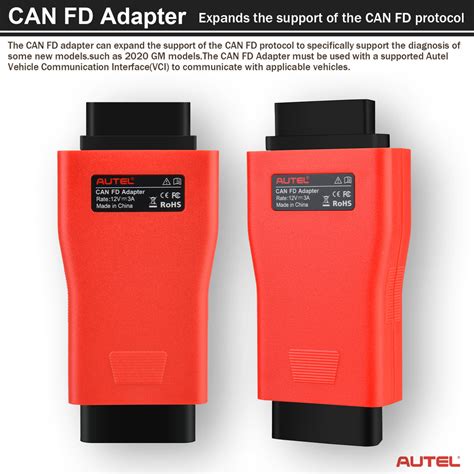 Autel Can Fd Adapter Work With Autel Tablet Scanner To Diagnose Can Fd