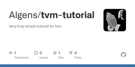 github algens tvm tutorial very truly simple tutorial for tvm
