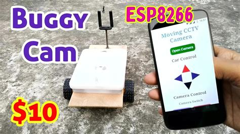 Awesome Buggy Cam Using Esp8266 Arduino Wifi Controlled Moving Cctv