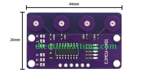 Module CẢm Ứng Jmcu 0401 4 ChẠm ĐiỆn Dung