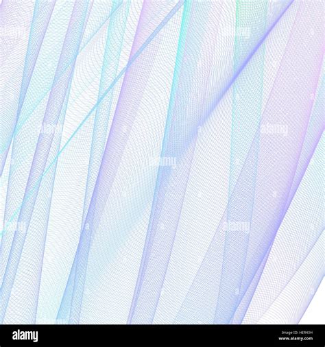 Abstract Grid Lines Vector Composition With Motion Effect Stock Vector