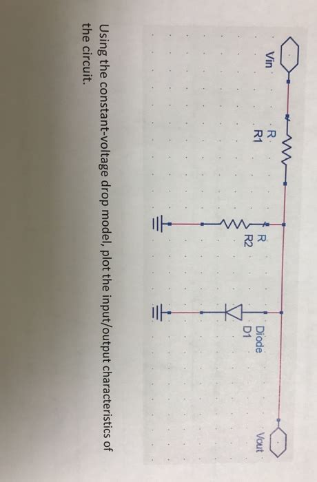 Solved Using The Constant Voltage Drop Model Plot The Chegg Com