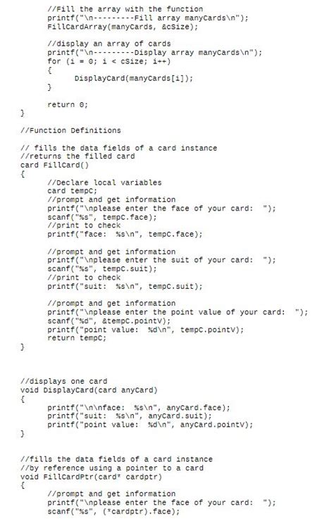 Solved Assignment Purpose User Defined Structure Types